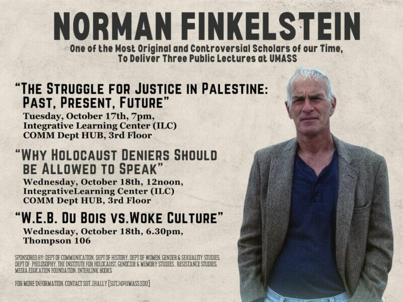 Media Education Foundation | educational documentary films | Norman Finkelstein Lectures At UMass